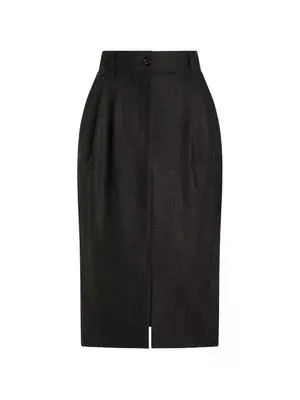 Dolce & Gabbana Wool Flannel Skirt