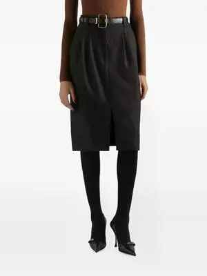 Dolce & Gabbana Wool Flannel Skirt