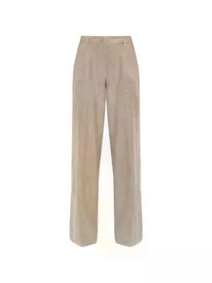 Paul & Shark Corduroy Palazzo Pants - Neutrals
