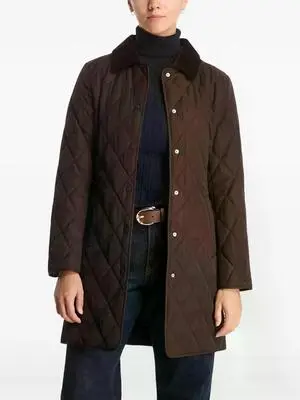 Gant Quilted Corduroy-collar Coat