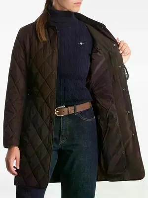 Gant Quilted Corduroy-collar Coat