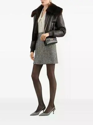 Dolce & Gabbana Wool Mini Skirt