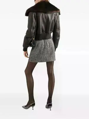 Dolce & Gabbana Wool Mini Skirt