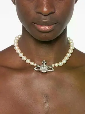 VIVIENNE WESTWOOD Orb Faux-pearl Necklace