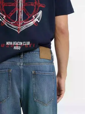 Hugo Tapered Leg Five-pocket Jeans