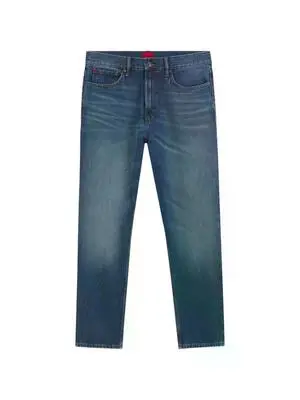 Hugo Tapered Leg Five-pocket Jeans - Blue