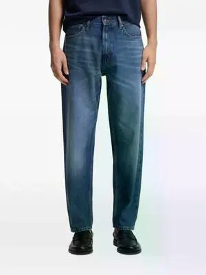 Hugo Tapered Leg Five-pocket Jeans - Blue
