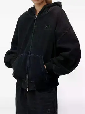 Alexander Wang Brushed-denim Oversized Hoodie