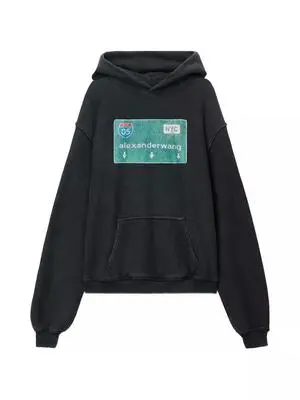 Alexander Wang Graphic-print Hoodie