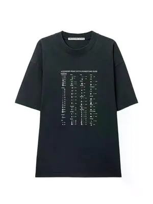 Alexander Wang Short-sleeve T-shirt With Hotfix Card Graphic