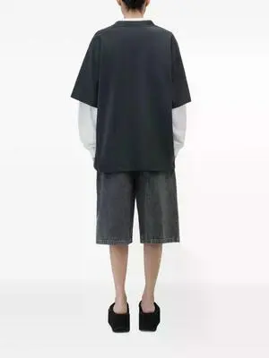 Alexander Wang Short-sleeve T-shirt With Hotfix Card Graphic