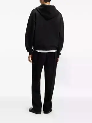 Hugo Logo-patch Half-zip Hoodie