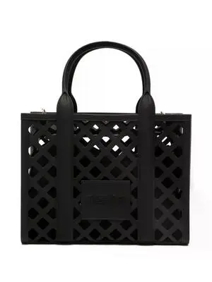 MARC ELLIS Cut-out Logo-patch Shoulder Bag