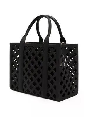 MARC ELLIS Cut-out Logo-patch Shoulder Bag