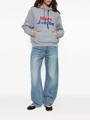 Marc Jacobs Logo-embroidered Cotton Hoodie