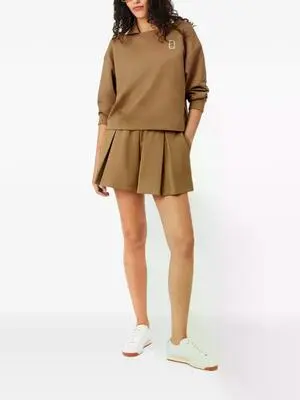 Lacoste Interlock Piqué Shorts - Brown