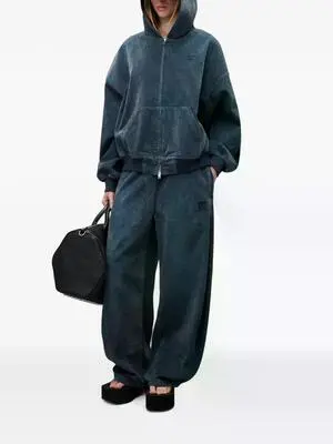 Alexander Wang Brushed Denim Sweatpants - Blue