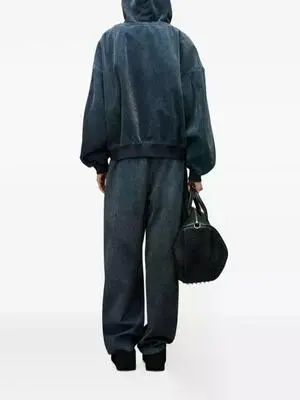 Alexander Wang Brushed Denim Sweatpants - Blue