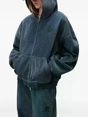 Alexander Wang Brushed Denim Sweatpants - Blue