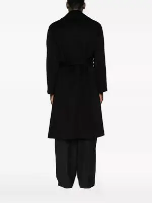 Caruso Belted Notch-lapels Coat