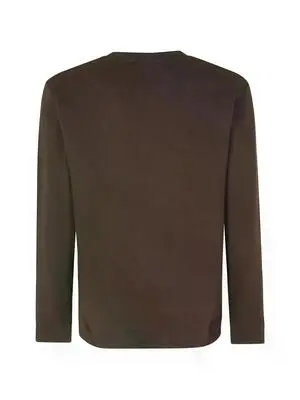 DONDUP Logo-patch Long-sleeve Sweater