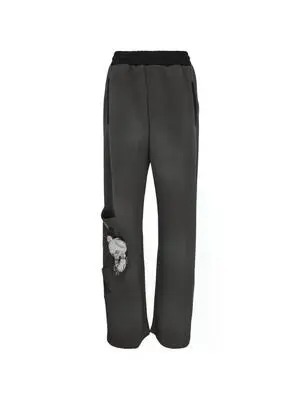 We11Done Doodle Teddy Logo-print Track Pants