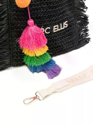 MARC ELLIS Buby Fringe-trim Tote Bag