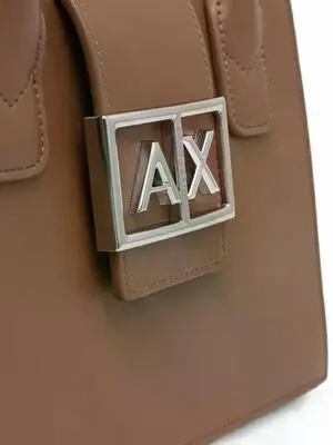 Armani Exchange Logo-plaque Top-handle Tote Bag