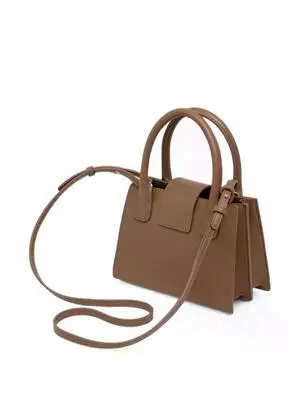 Armani Exchange Logo-plaque Top-handle Tote Bag - Brown