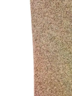 Soft Goat Marled Knitted Scarf - Brown