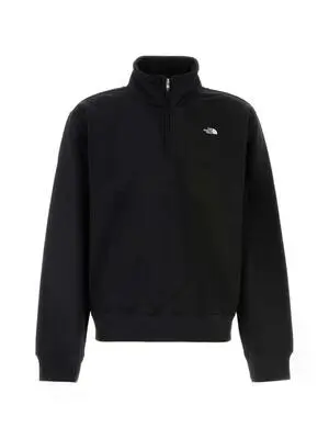 The North Face Essential Simple Dome Relaxed 1/4 Zip Sweatshirt - Black