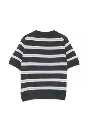 DANIELE FIESOLI Striped Short-sleeve Top