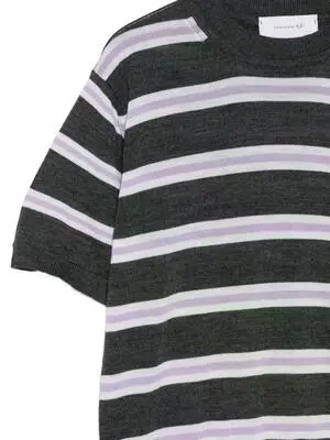 DANIELE FIESOLI Striped Short-sleeve Top