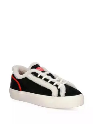Inuikii Suede Shearling-trim Sneakers