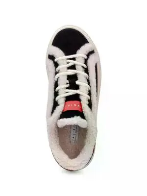Inuikii Suede Shearling-trim Sneakers