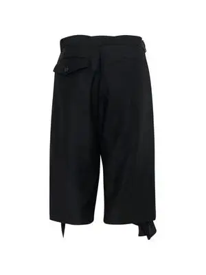 Noir Kei Ninomiya Ruffle-trimmed Cropped Trousers