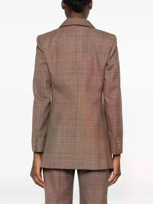 Max Mara Prince Of Wales Check Double-breasted Jacket