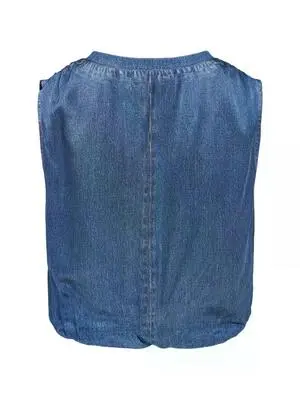 Rag & Bone Miramar Mica Denim-print Sleeveless Top