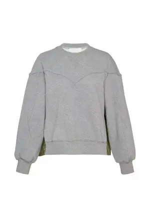 3.1 Phillip Lim Striped-panel Sweatshirt - Grey