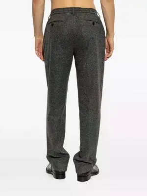 Etro Drawstring-waist Pressed-crease Trousers