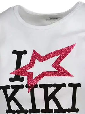 ALTER EGO Lisa Logo-print Cropped T-shirt