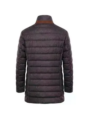 MOORER High-neck Padded Jacket - Red