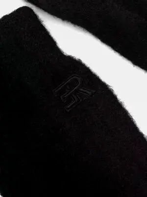 ERMANNO FIRENZE Logo-embroidered Knitted Gloves