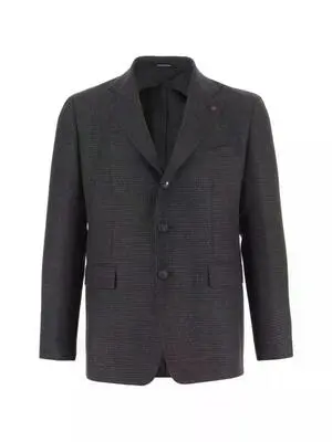 Tagliatore Houndstooth Wool Blazer