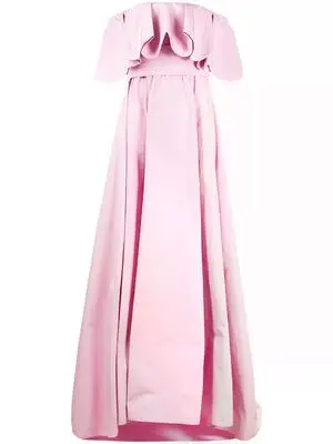 Valentino Garavani Ruffled Off-the-shoulder Gown