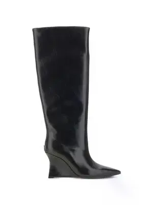 TWENTY FOURHAITCH Diadema Pointed-toe Wedge Boots