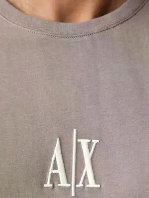 Armani Exchange Logo-embroidered Long-sleeve T-shirt