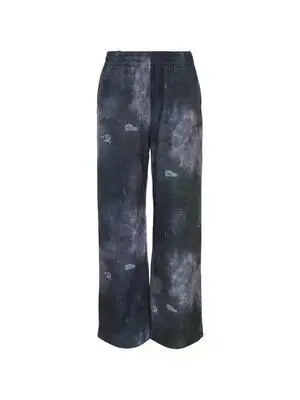 We11Done Distressed Tie-dye Track Pants