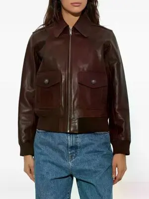 A.p.c. Short Leather Jacket