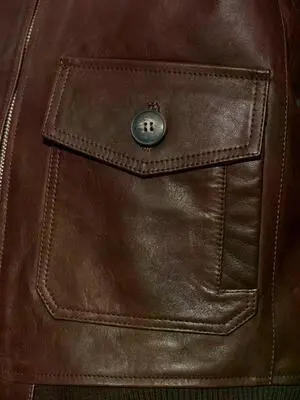 A.p.c. Short Leather Jacket